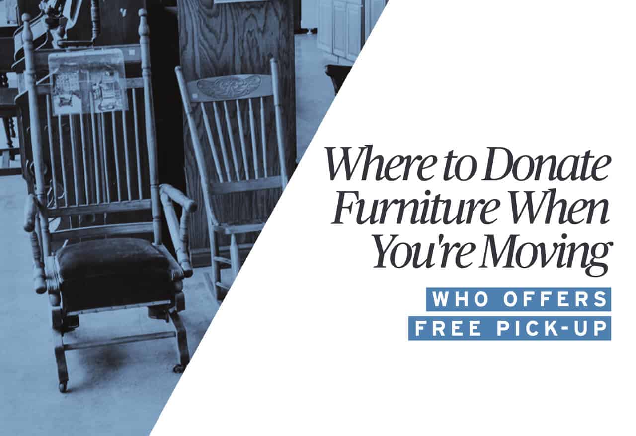 Where to Donate Furniture When You're Moving | Who Offers Free Pick-Up ...